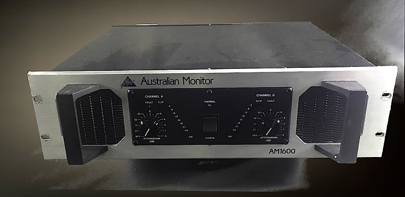 Australian Monitor AM1600 Stereo Power Amplifier | Reverb