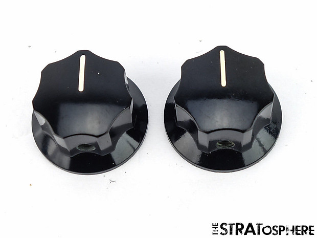 2 Fender Mustang GUITAR KNOBS Volume Tone Control Guitar | Reverb