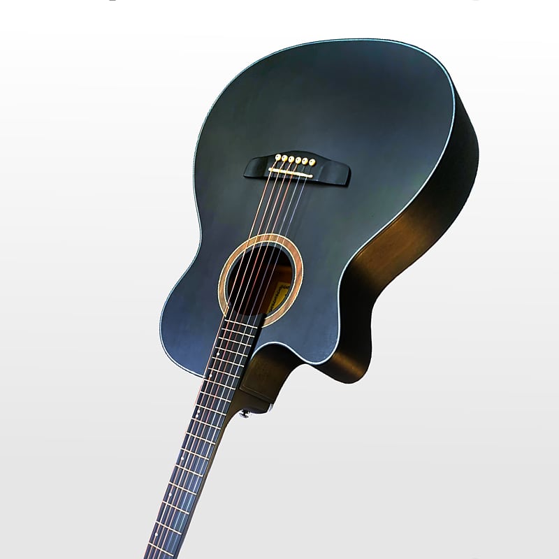 Deviser LS130TBK Matte Acoustic Guitar - Full Mahogany - | Reverb