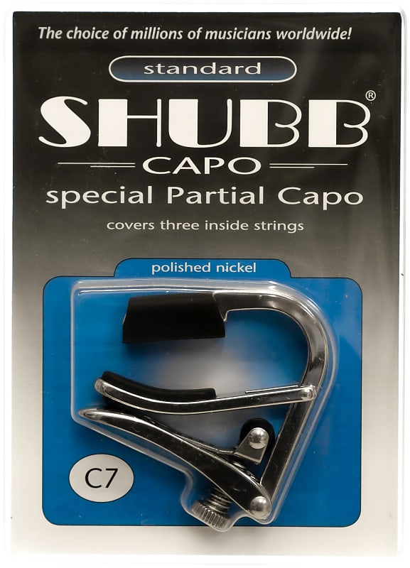Shubb C7 Partial Steel String Capo | Reverb