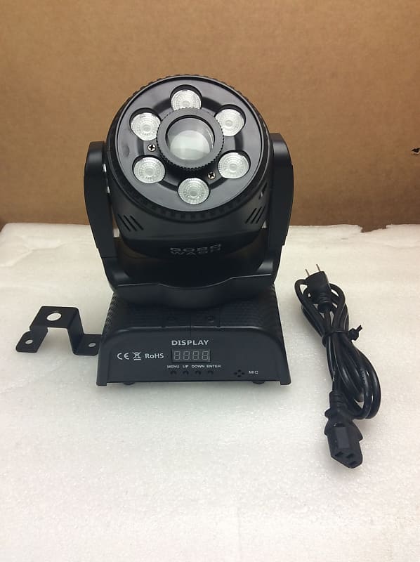 Mini LED Moving Head Stage Light DMX Controlled Spot Light DJ | Reverb