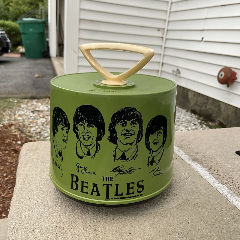 The Beatles NEMS Disc- Go- Case 1966 Green 45 rpm Case | Reverb