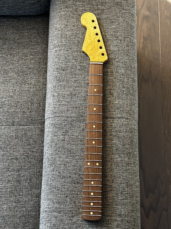 Musikraft Custom Stratocaster Neck with Brazilian Rosewood | Reverb