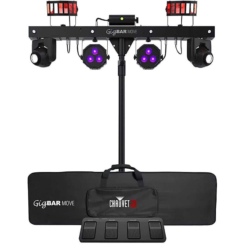 Chauvet DJ Gig Bar Move 5-in-1 LED Lighting System with 2 | Reverb