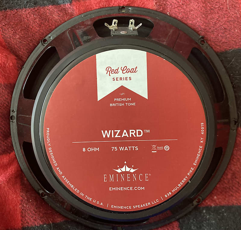 Eminence Red Coat Wizard Red Coat Wizard 2010 - Black | Reverb