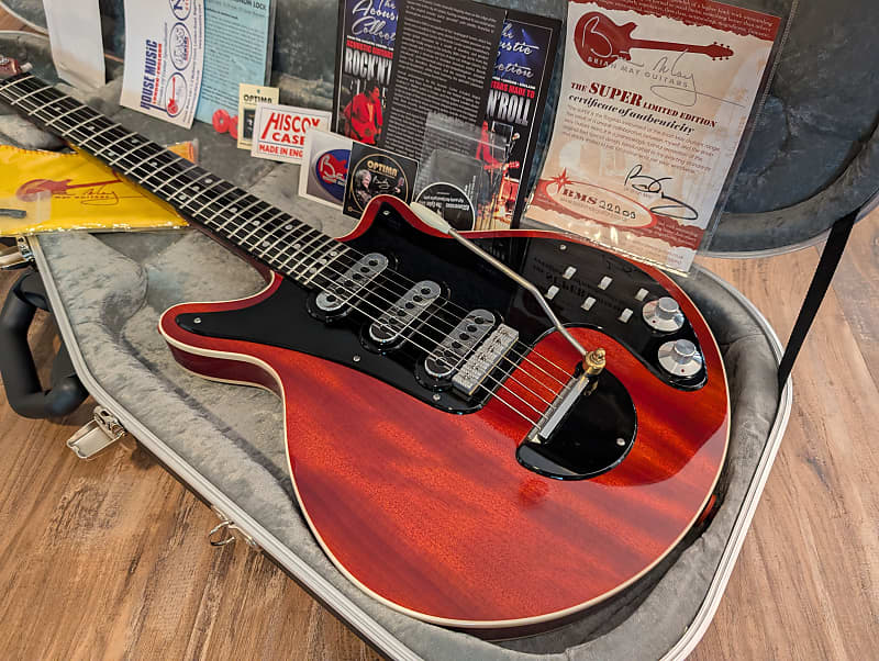 2022 Brian May Red Special BMG Super Antique Cherry Excellent | Reverb