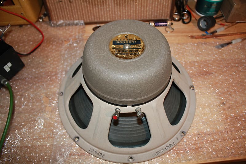 1968 Jensen EM1220 Speaker, Bell Cover & Sticker, Low Output, | Reverb