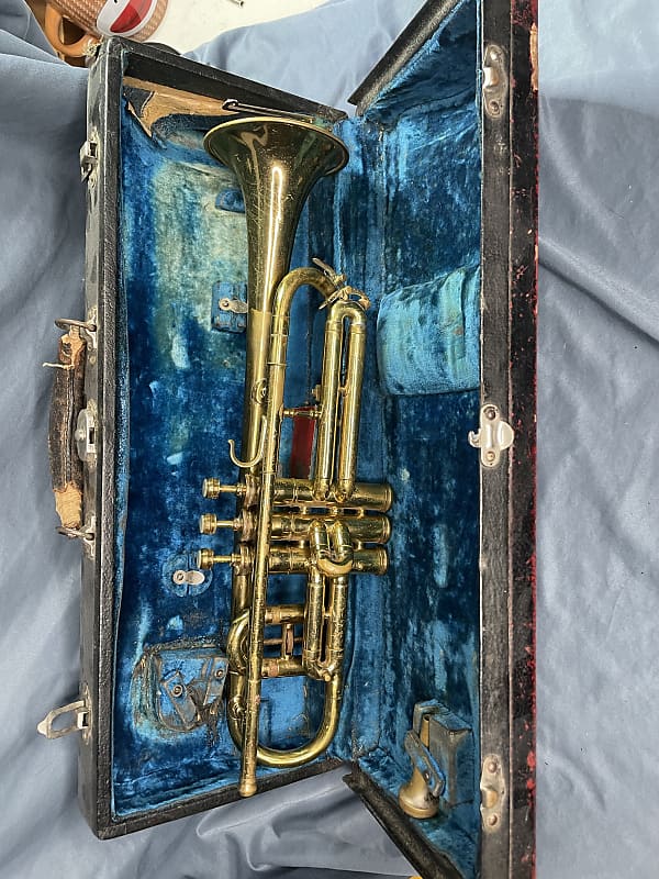 1936 Conn 80a? Long Cornet (trumpet) pea shooter style? | Reverb