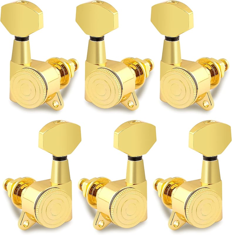 Locking Guitar String Tuning Pegs Sealed Machine Heads Tuners | Reverb