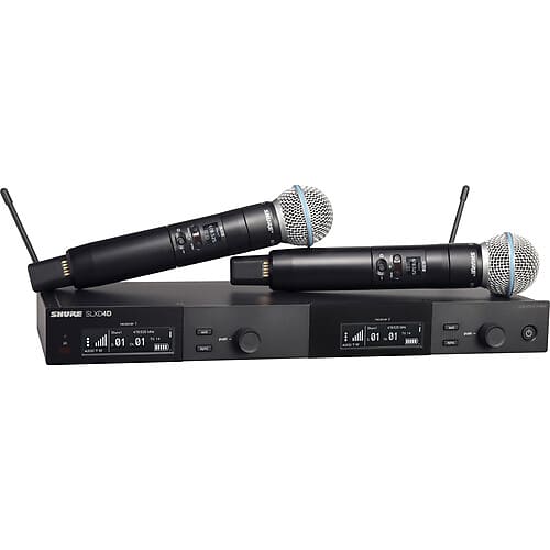 Shure SLXD24D/B58 Dual-Channel Digital Wireless Handheld | Reverb