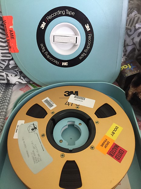 3M 479 recording reel and tape Gold | Reverb