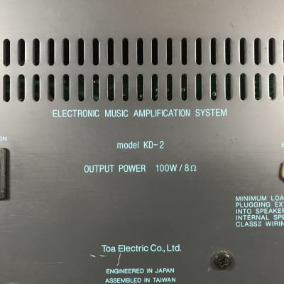 TOA KD-2 4 Channel Keyboard Amplifier | Reverb