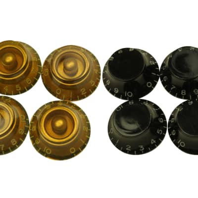 Speed knobs (imperial size) - Relic black / Set of 4 | Reverb