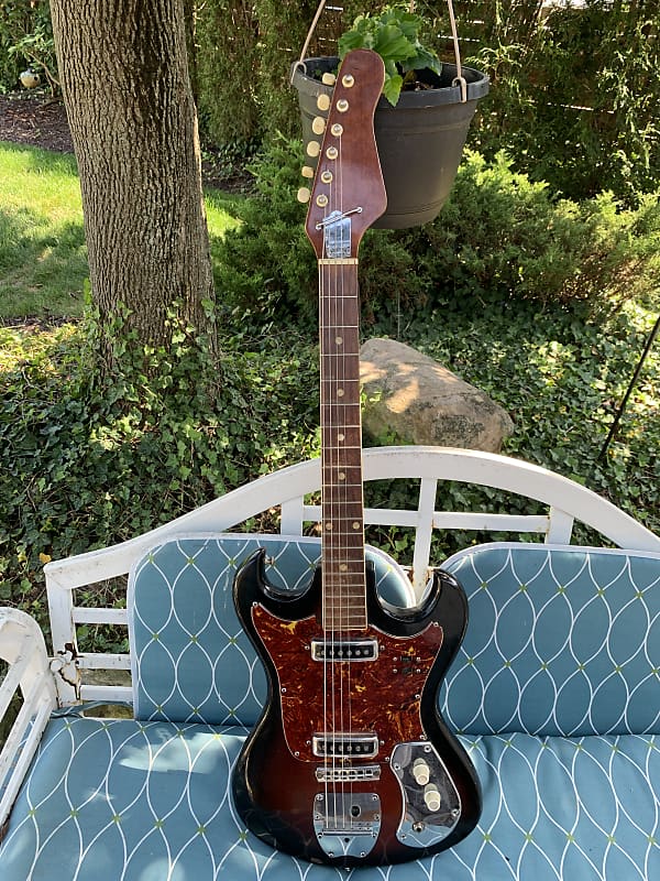 Teisco Japan Kingston Offset 2 Single Coils Electric Guitar | Reverb