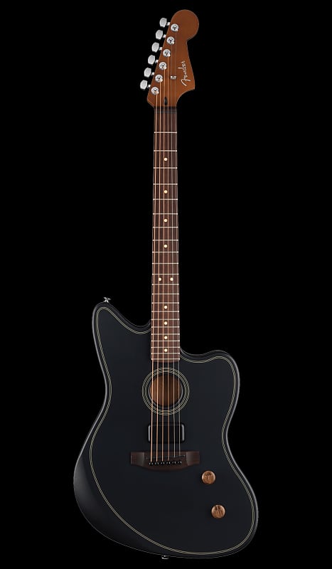 Fender Acoustasonic Standard Jazzmaster - Black PRE-ORDER | Reverb