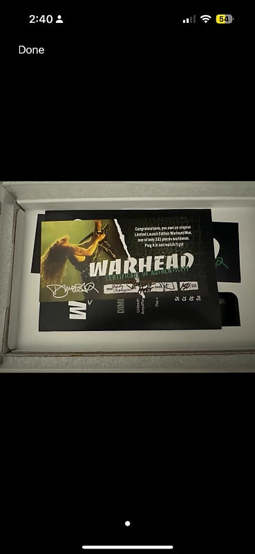 warhead warhead mini 2024 - limited edition | Reverb