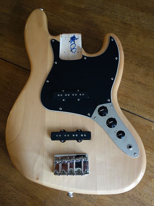 2019 Squier Classic Vibe Jazz Bass Loaded Body Natural | Reverb