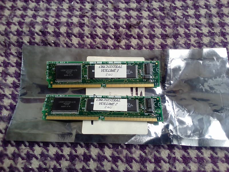 E-MU EMU Systems Orchestral Sessions 1 & 2 ROM Boards For | Reverb