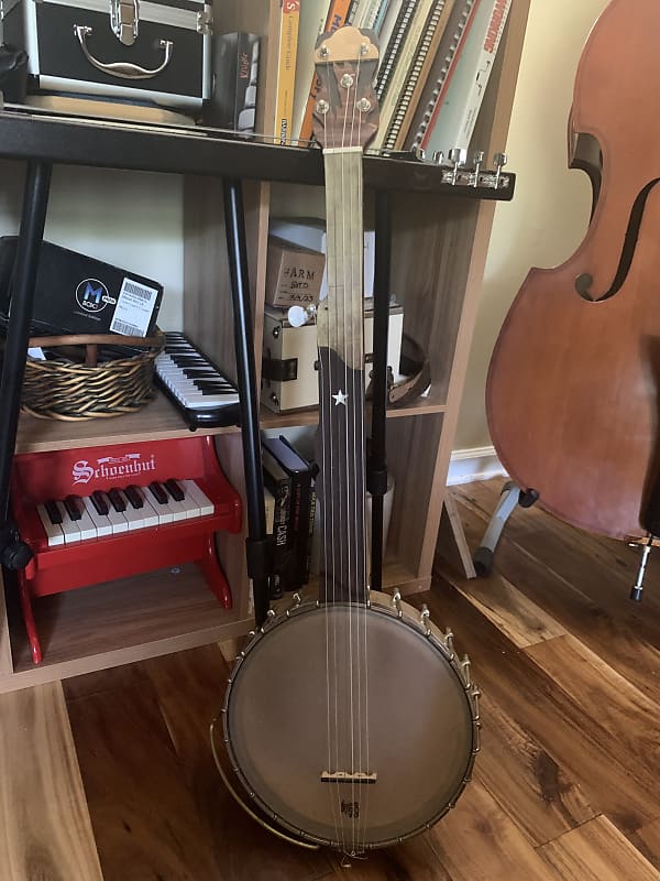 Basset Trail Banjos 6 string fretless banjo 2010s - Natural | Reverb
