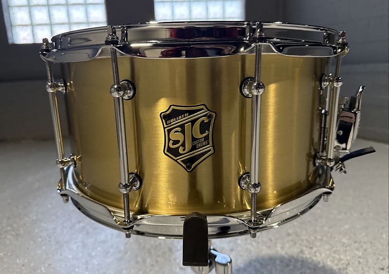 SJC Custom Drums Goliath Bell Brass Snare Drum - 7 x 14-inch | Reverb