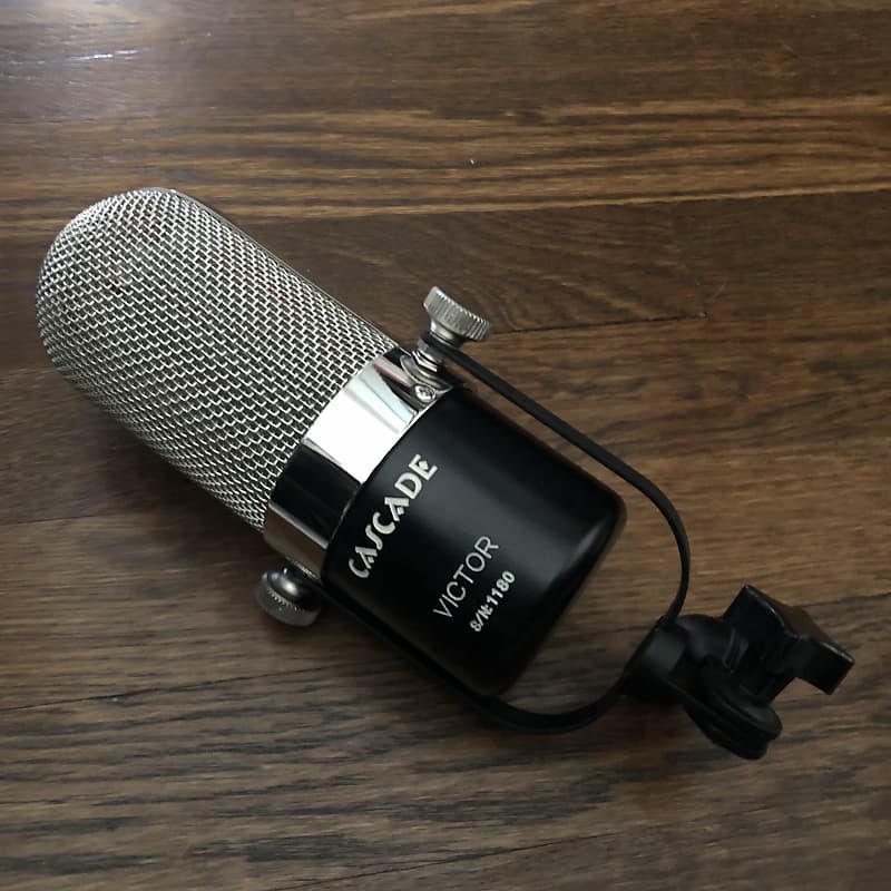 Cascade Victor Long Ribbon Microphone Black | Reverb