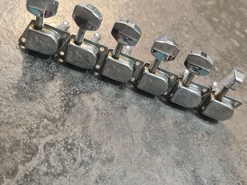 Fender Big F machine head tuners 1979 - Made in W Germany | Reverb UK