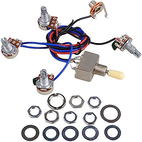 LP Wiring Harness Kit Replacement for Dual Humbucker Gibson | Reverb