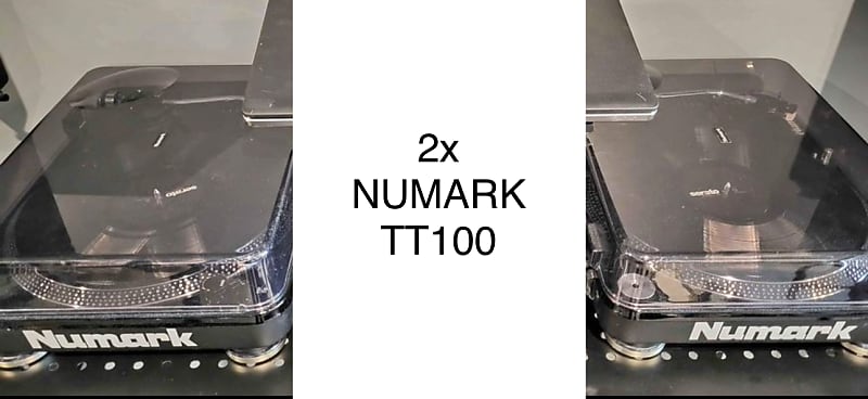 NUMARK TT 100 Turntables (Pair) - Package Deal | Reverb