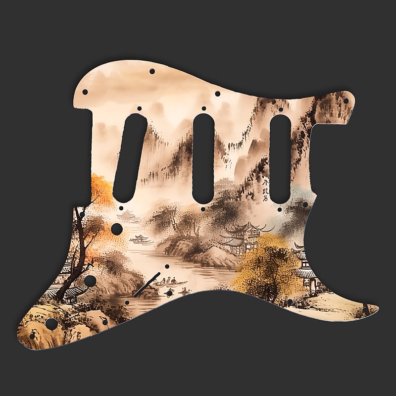 Unique Fender Stratocaster Pickguard SSS 11 holes 3ply | Reverb UK