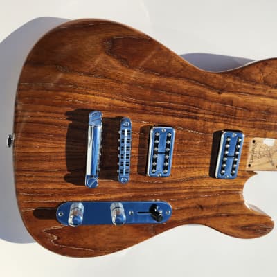 Warmoth Fender Telecaster tele body roasted swamp ash | Reverb