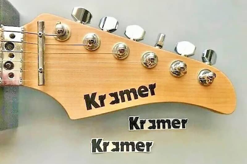 Eddie Van Halen EVH KRAMER Beak Neck Sticker 1983 Jump Video | Reverb