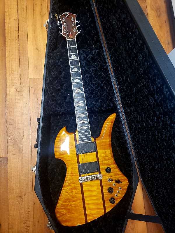 Signed B.C. Rich Bernie Rico Jr USA Custom Shop Mockingbird | Reverb