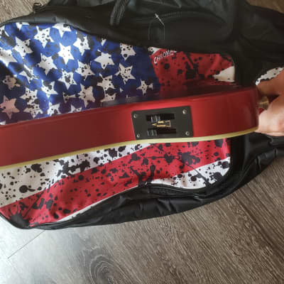 Fender Santa Rosa - Candy Apple red with new gig bag rare MIJ | Reverb