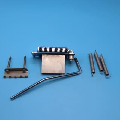 Vintage 80s Floyd Rose Chrome Original Non-Fine Tuner Tremolo | Reverb