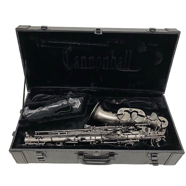 Cannonball A5 Stone Series Alto Sax 2020's - Black Ice Raven | Reverb