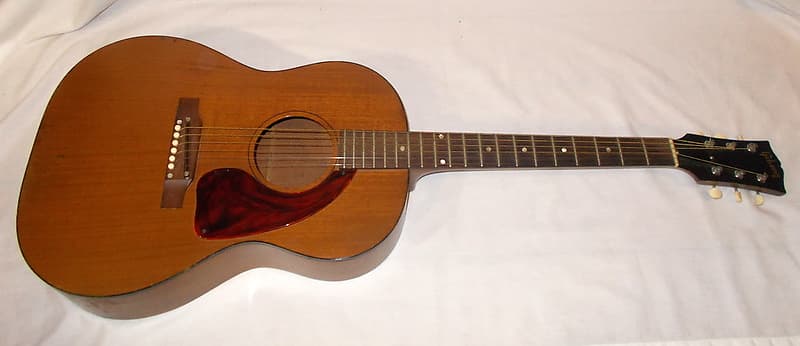 1960's Silvertone Acoustic Parlor Guitar Natural | Reverb