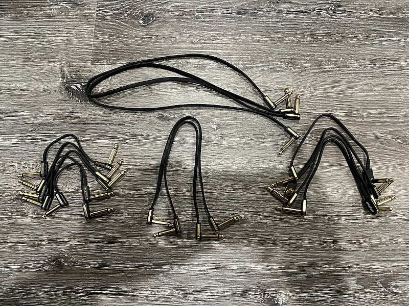 EBS Premium Gold Flat TS Patch Cable | Reverb