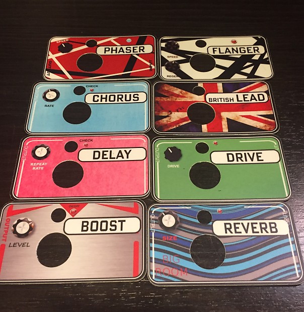 Stomp Label Fractal AX8 Magnetic Labels 2016 See Pictures | Reverb