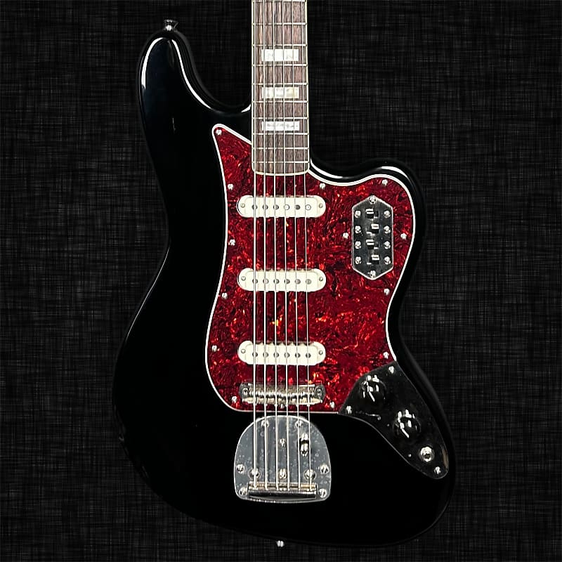 Squier Classic Vibe Bass VI in Black | Reverb