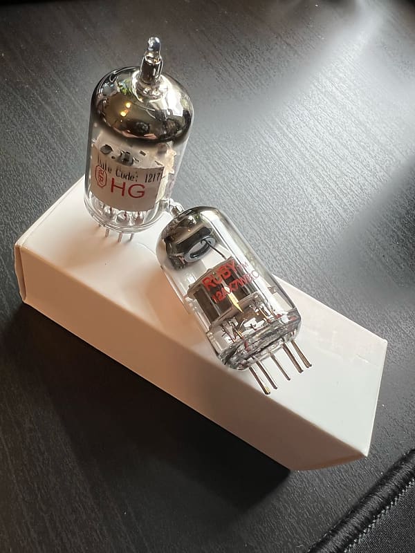Ruby - 12AX7 (ECC83) Preamp tube HG- (PAIR OF 2) | Reverb
