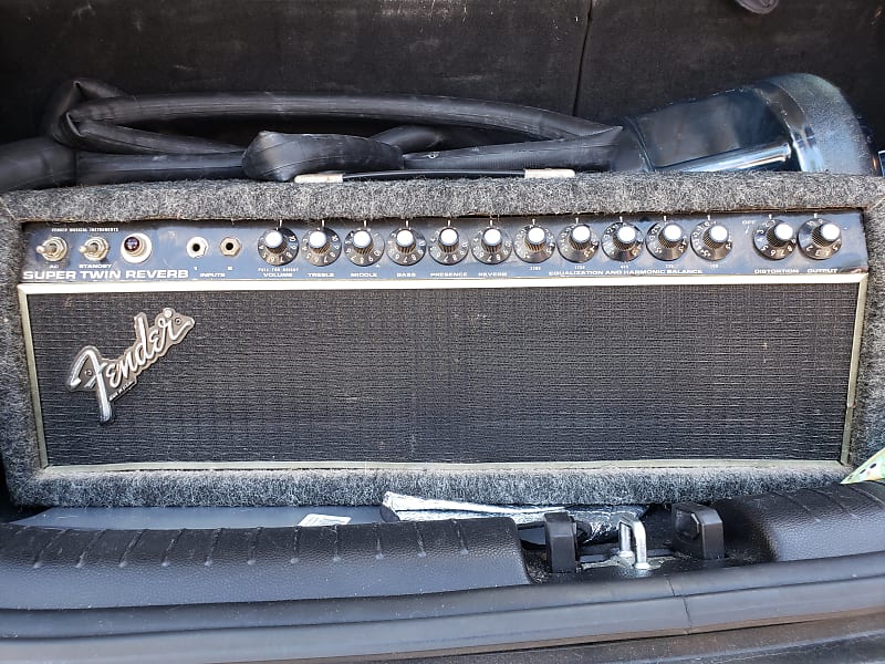 Fender Super Twin Reverb HEAD ONLY 1979 Grey | Reverb