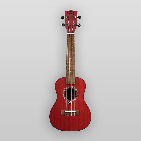 Puka Model PK-HBT Hibiscus Flower Rosette Red Satin Finish | Reverb