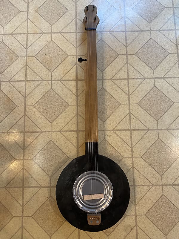 Fretless mountain banjo, metal head, new! | Reverb