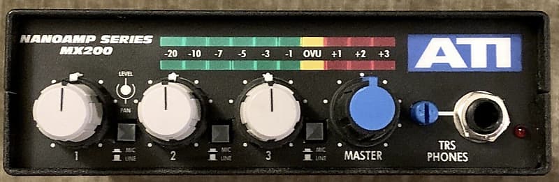 ATI MX200 - Mixer Mic/Instrument/Line Preamplifier DI | Reverb