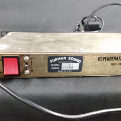 1980s Furman RV-1 Reverberation System With Limiter Rack | Reverb