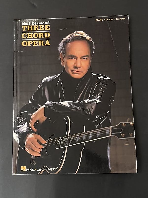 Neil Diamond Three Chord Opera Piano, Vocal & Guitar Sheet | Reverb