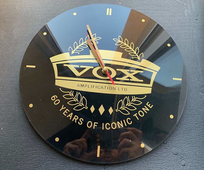 Vox Clock Anniversary Dealer Musician gift Killer great Cool | Reverb