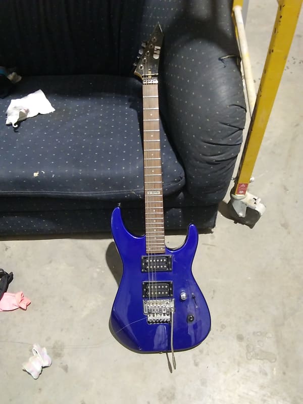 ESP LTD M-100 FM 2007 See Thru Black | Reverb