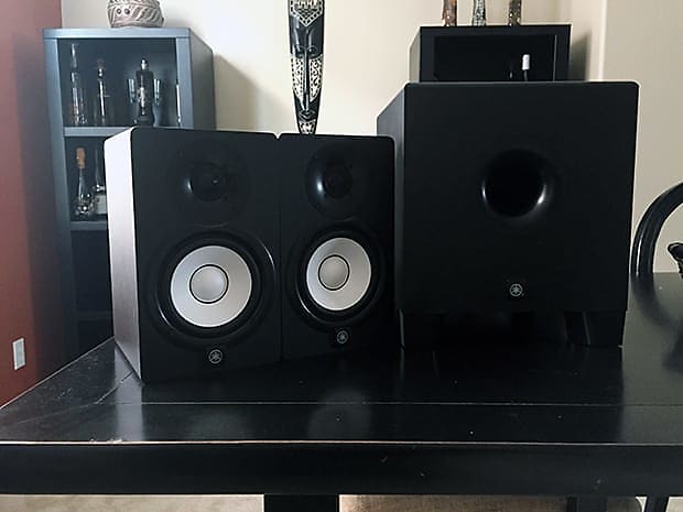 Yamaha HS8 Powered Studio Monitor Pair with Hs8s Subwoofer | Reverb