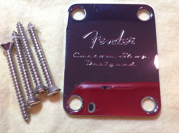Fender "Custom Shop Designed" Neck Plate | Reverb